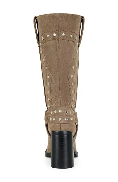 AZALEA WANG Cirilla Studded Boots
