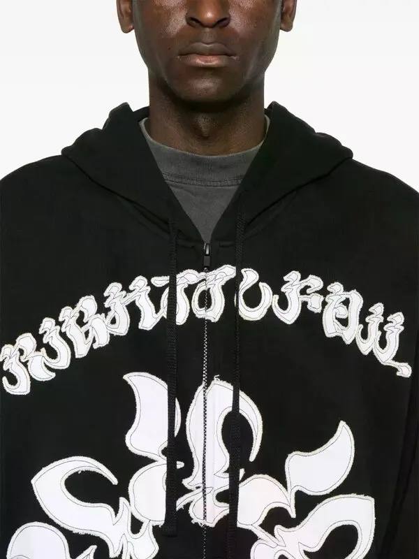 KUSIKOHC R-patch Hoodie - Black