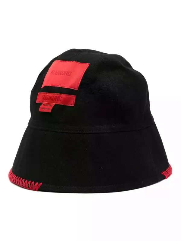 KUSIKOHC Red Label Bucket Hat - Black