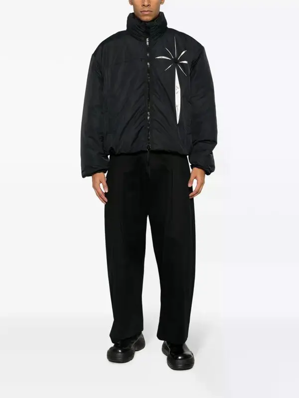 KUSIKOHC Origami Padded Bomber Jacket