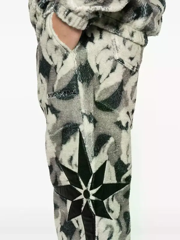 KUSIKOHC Patterned Fleece Trousers
