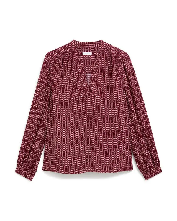 HOBBS LONDON Mila Blouse - Red Multi