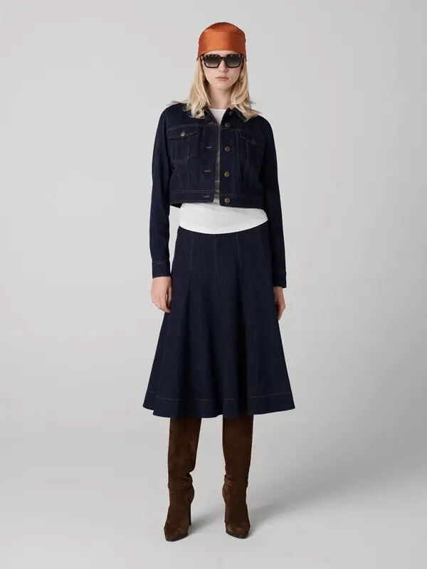 Diane Von Furstenberg Brooke Skirt - Navy