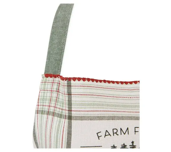 DESIGN IMPORTS Holiday Greens Printed Apron