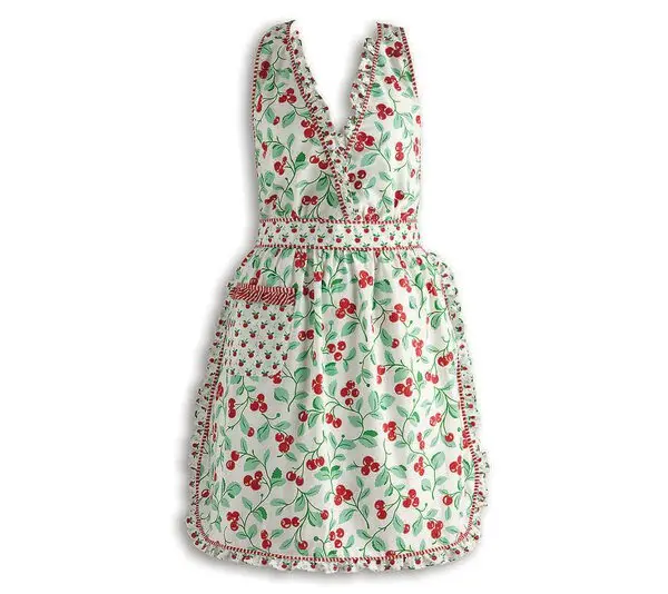 DESIGN IMPORTS Cheri Cherry Apron - One-color