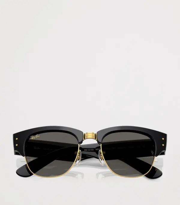Ray-ban X A$ap Rocky Mega Clubmaster Sunglasses - Black
