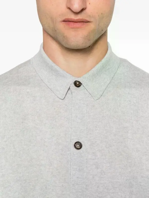 Eleventy Button-down Wool Shirt