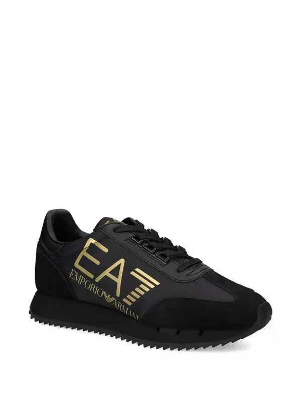 EA7 Logo-detail Lace-up Sneakers