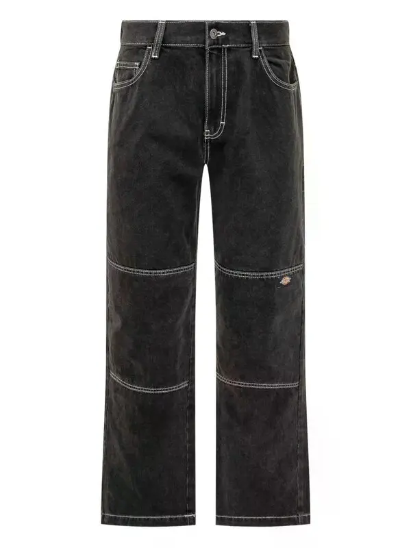 Dickies Double Knee-stitching Regular Jeans - Black