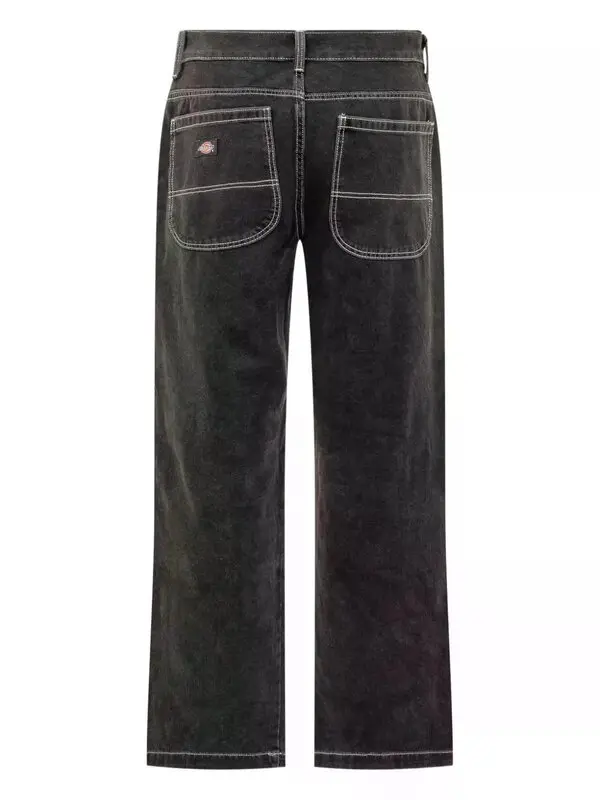 Dickies Double Knee-stitching Regular Jeans - Black