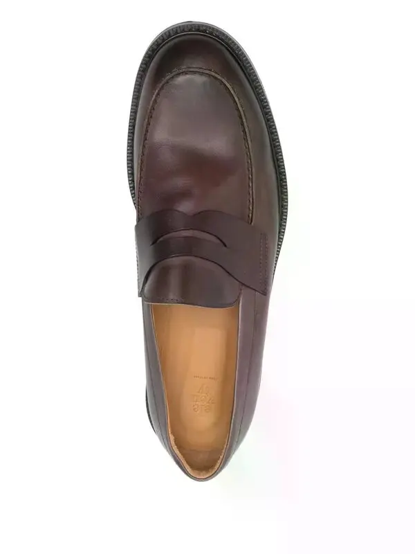 Eleventy Penny Leather Loafers
