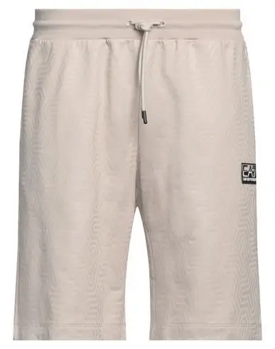 EA7 Athletic French Terry Shorts - Beige