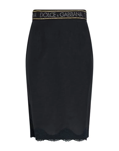 Dolce & Gabbana Flared Midi Skirt - Black