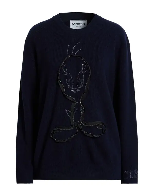 Iceberg Intarsia-knit Virgin Wool-viscose Sweater