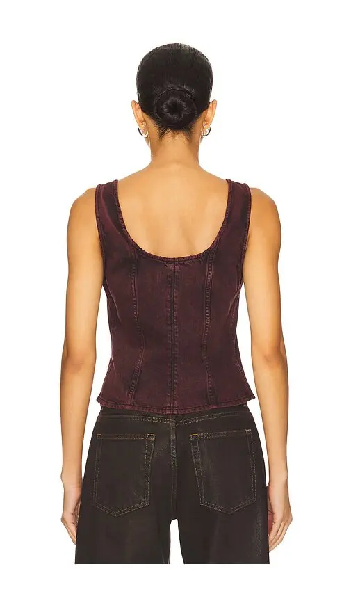 Rag & Bone Poppy Top - Burnt Burgundy
