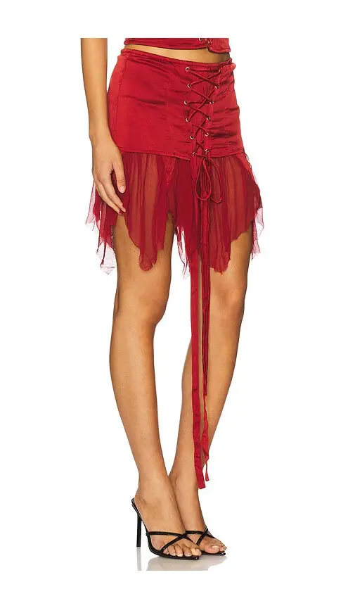 AMOR MIA Metamorphosis Mini Skirt - Red