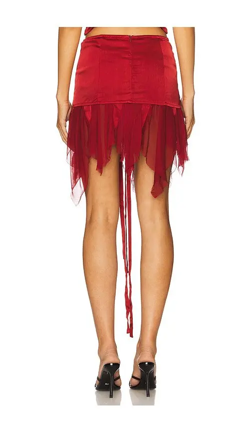 AMOR MIA Metamorphosis Mini Skirt - Red