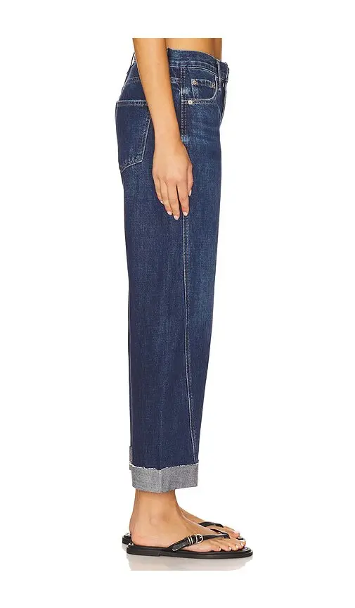 PISTOLA Kacey Mid-rise Cuffed Boyfriend Jeans