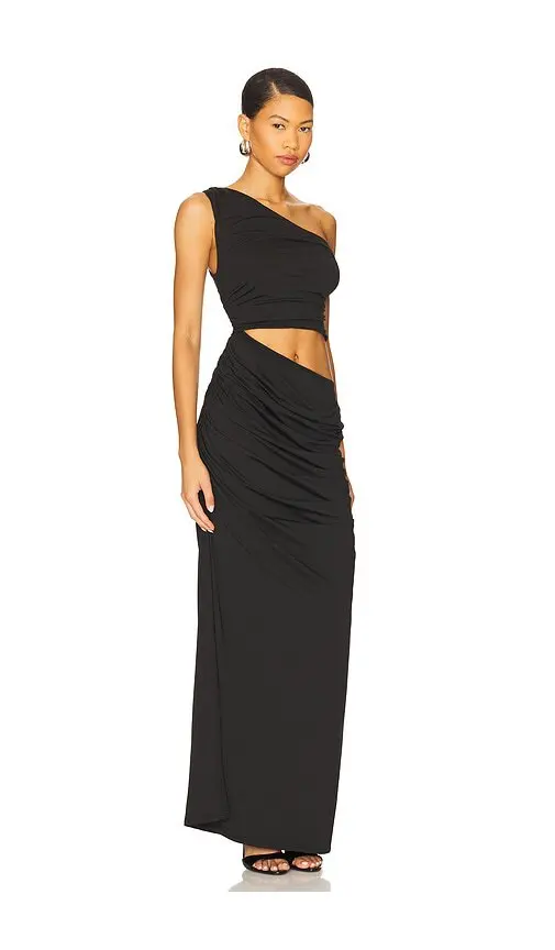 SNDYS. Rikke Jersey Maxi Dress - Black