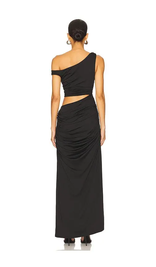 SNDYS. Rikke Jersey Maxi Dress - Black