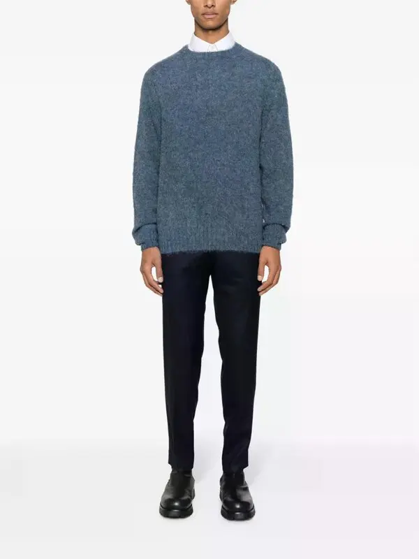 Harmony Shaggy Mélange Brushed Wool Jumper