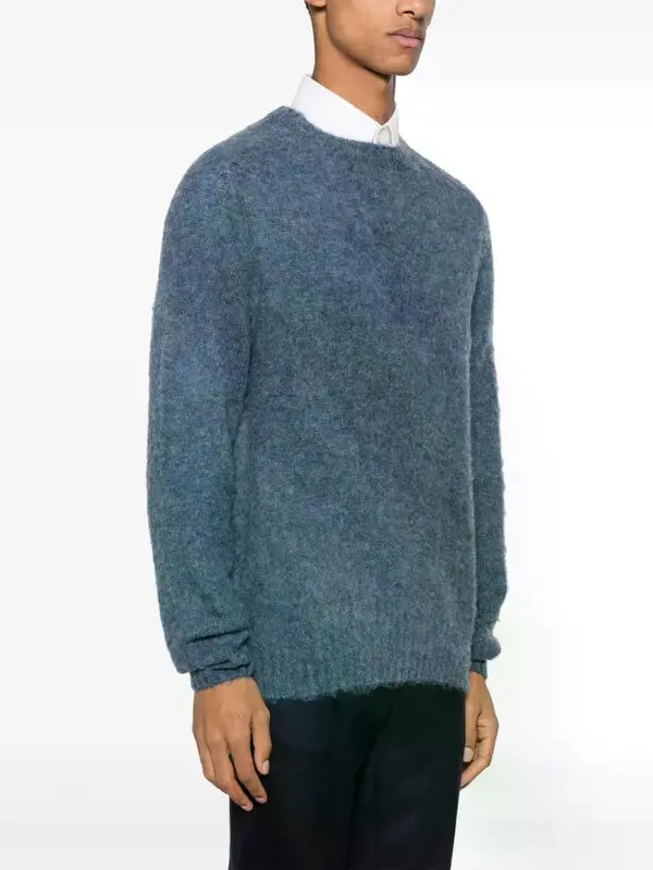 Harmony Shaggy Mélange Brushed Wool Jumper