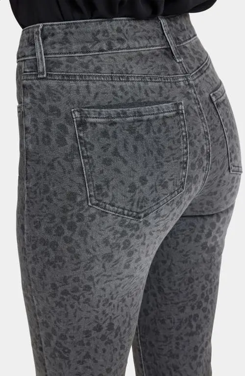 NYDJ Marilyn High-waist Straight-leg Jeans - Grey Daniela Ditsy