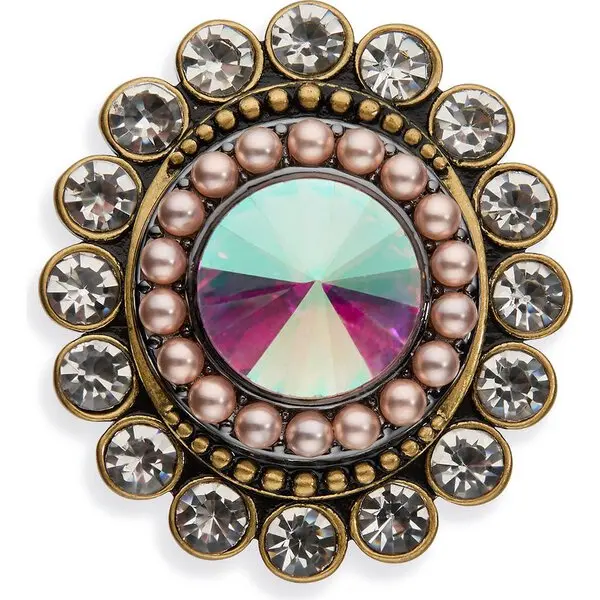 Kurt Geiger Octavia Faux Pearl Cocktail Ring - Pink