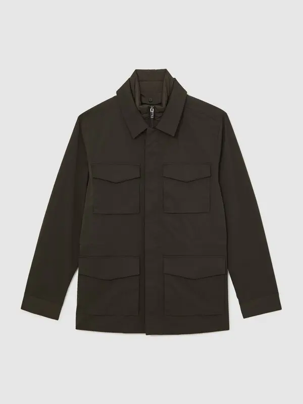 REISS Bryson Removable-gilet Safari Jacket
