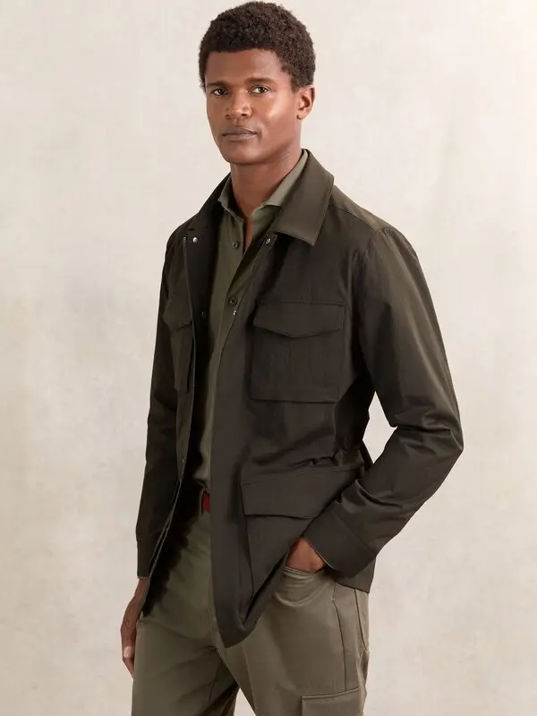 REISS Bryson Removable-gilet Safari Jacket