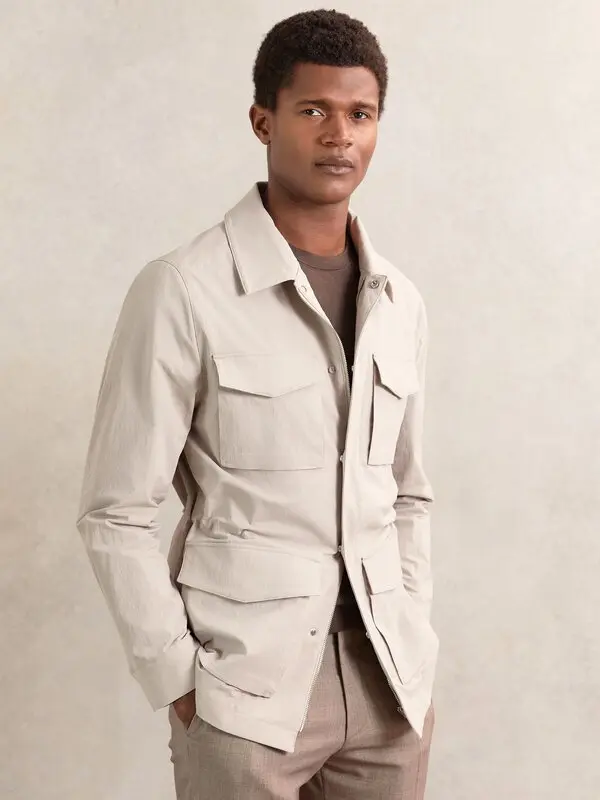 REISS Bryson Removable-gilet Safari Jacket
