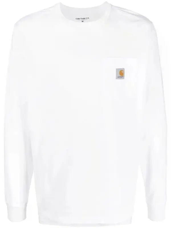 Carhartt Work In Progress Chest Logo-patch Detail T-shirt