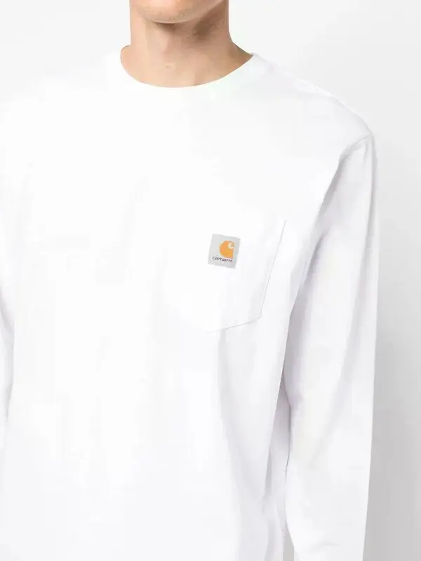 Carhartt Work In Progress Chest Logo-patch Detail T-shirt