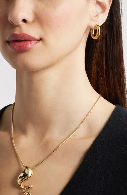 Nordstrom Waterproof Hoop Earrings - Gold