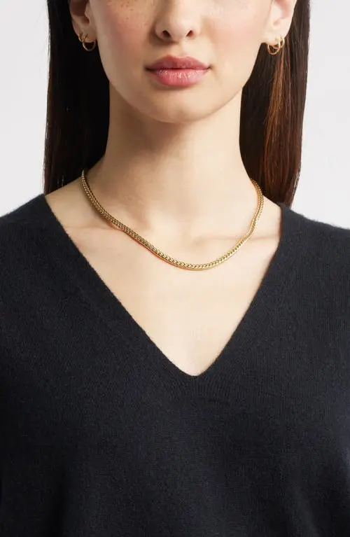 Nordstrom Wheat Chain Necklace - Gold