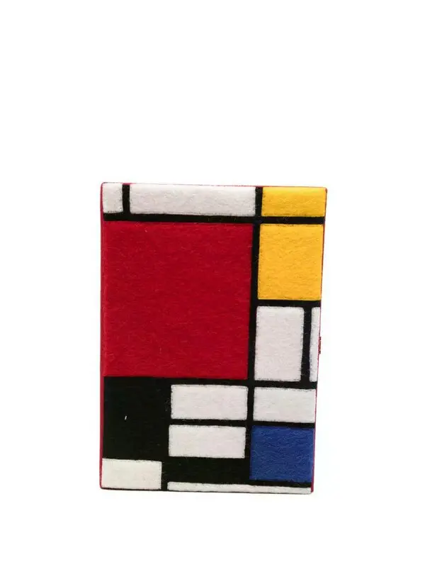 OLYMPIA LE-TAN Mondrian Clutch Bag - Red