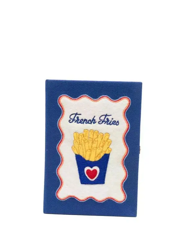 OLYMPIA LE-TAN French Fries Clutch Bag - Blue