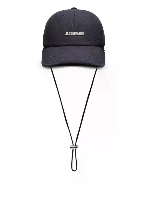 Jacquemus The Artichaut Frayed-edge Cap - Blue