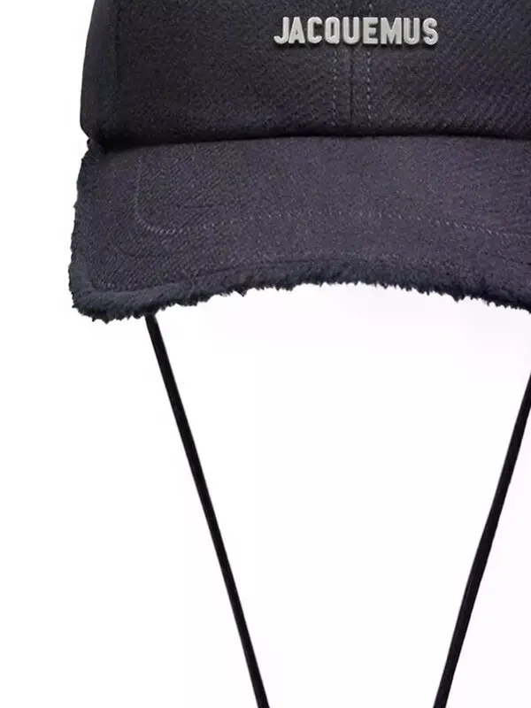 Jacquemus The Artichaut Frayed-edge Cap - Blue