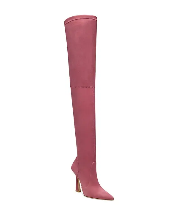 STUART WEITZMAN Ultra Vinnie 100 Boots - Dusty Berry