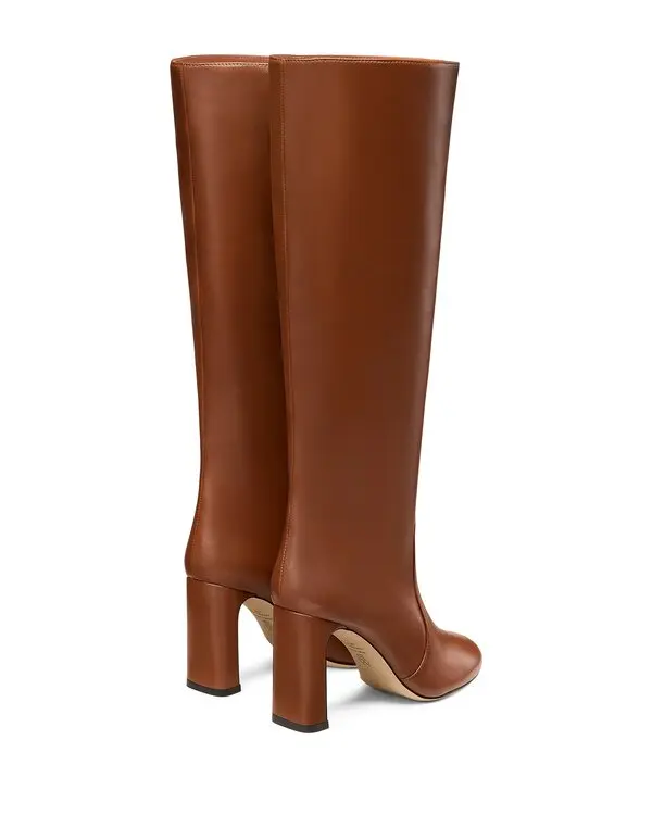 STUART WEITZMAN Babette Tubo 85 Boots - Luxe Saddle