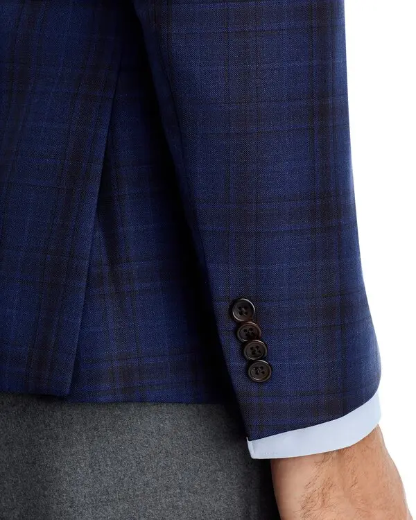 Bloomingdale'S Plaid Regular Fit Sport Coat Exclusive
