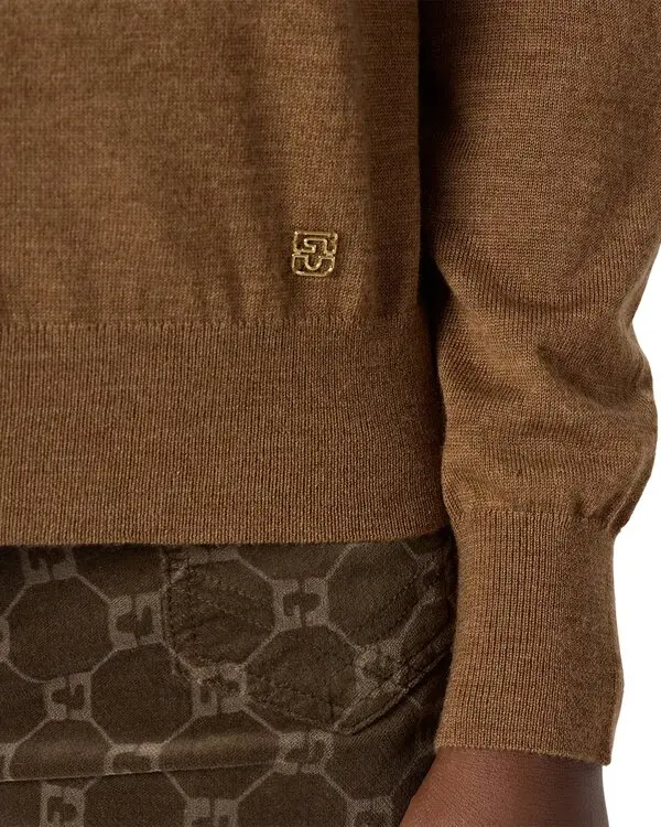 Gerard Darel Estelle Wool Cardigan - Camel