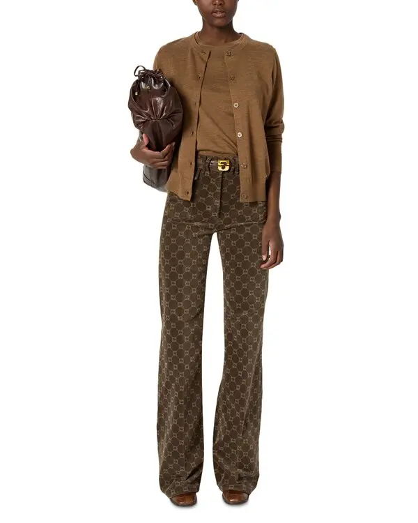 Gerard Darel Estelle Wool Cardigan - Camel