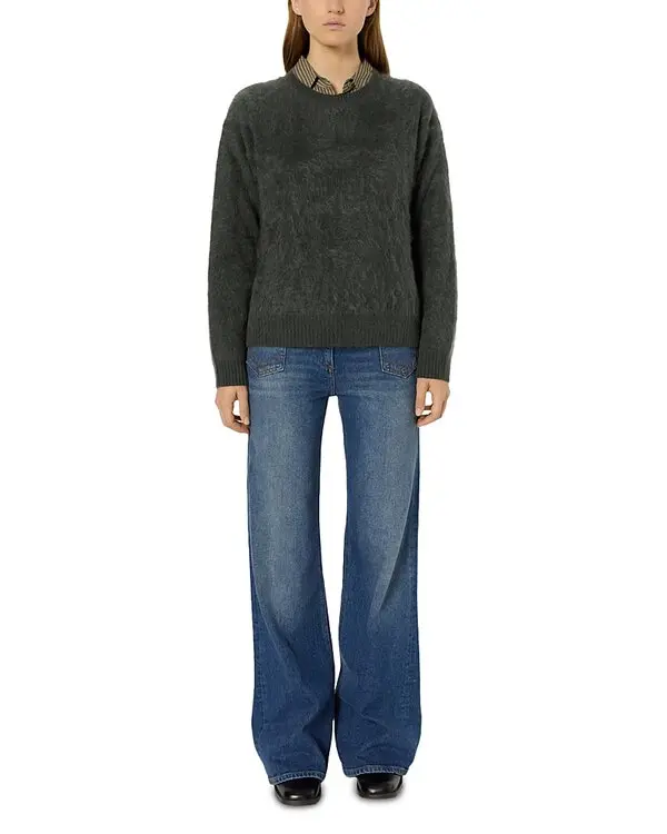 Gerard Darel Elina Cashmere Sweater - Khaki Green