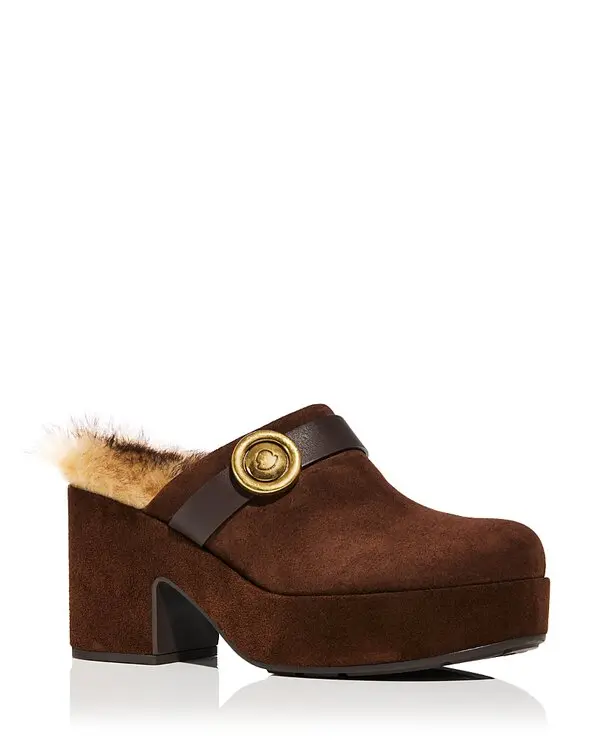Moncler Amalia Platform Clogs
