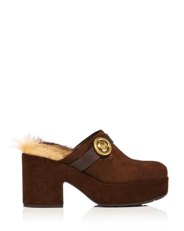 Moncler Amalia Platform Clogs