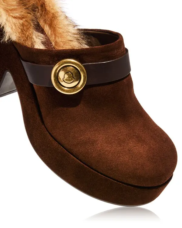 Moncler Amalia Platform Clogs