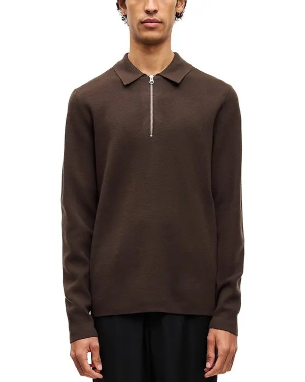 SAMSØE SAMSØE Guna Half Zip Sweater - Coffee