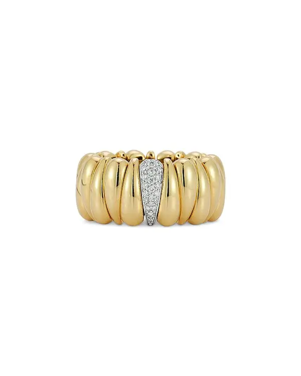 EXTENSIBLE Roberto Demeglio Diamond Artiglio Stretch Ring - Yellow Gold